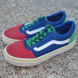 Vans | Shoes | Vans Ward Yacht Club Primary Colors Sneakers Youth 5 ...